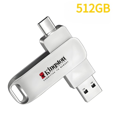 2 in 1 OTG USB-C Flash Pen Drive Metal Memory Stick Usb 3.0 flash Disk ...