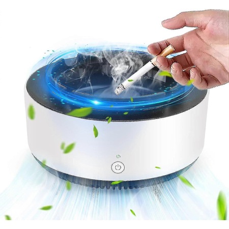 Scrumiera electronica fara fum cu purificator de aer, design inteligent ...