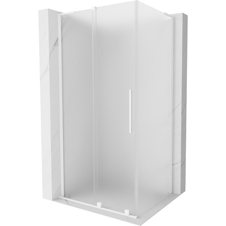 Cabina de dus Mexen Velar L, 90x85cm, inghetata, alba, 200cm, usi ...