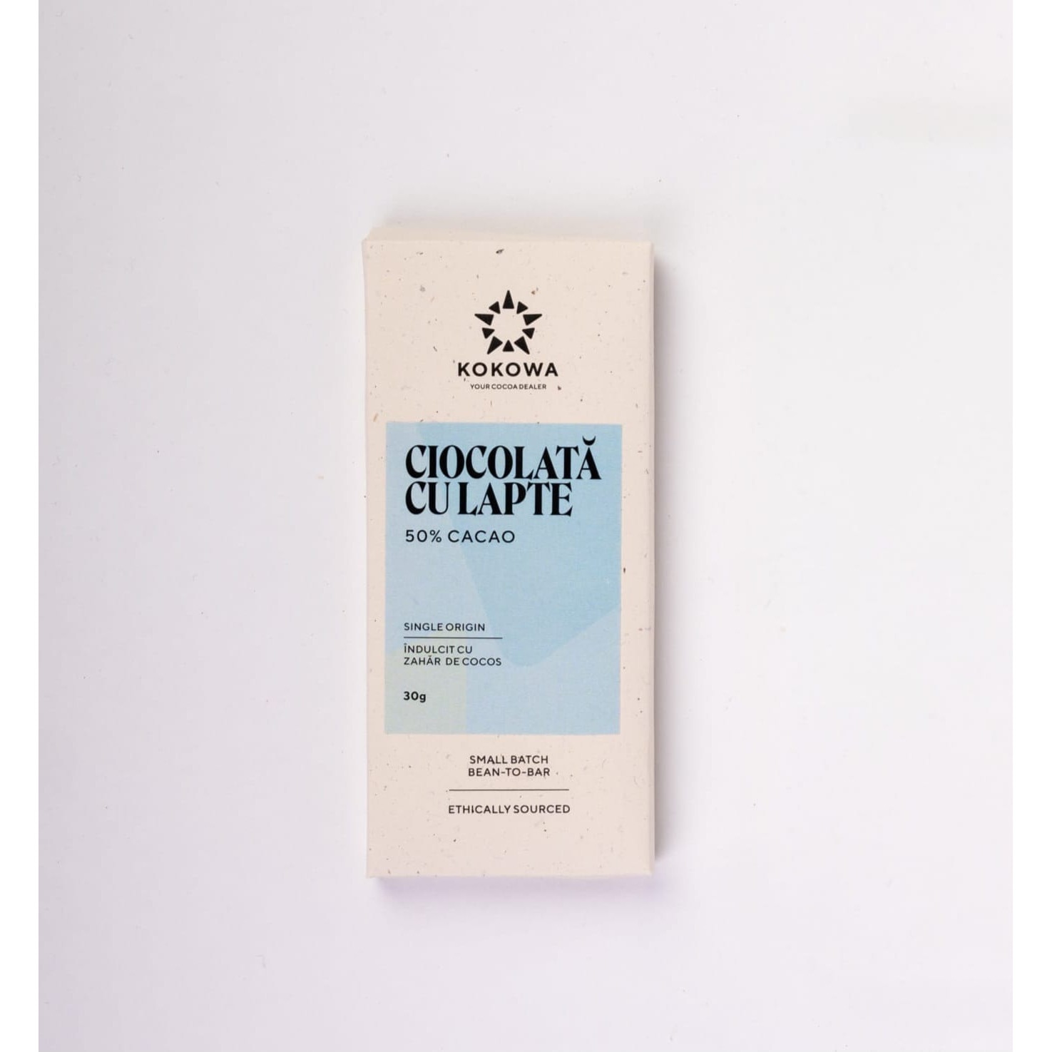 Ciocolata bean to bar cu lapte 50% cacao 30g - eMAG.ro