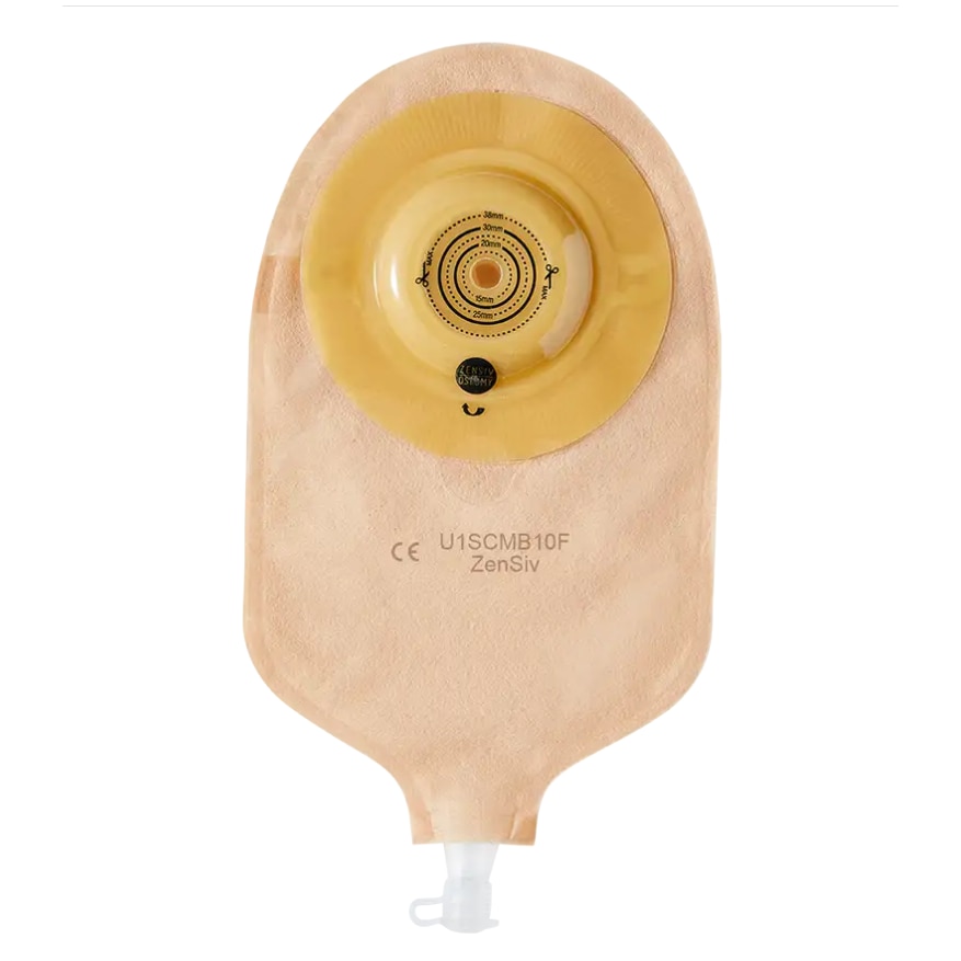 Punga de urostomie ZenSiv 15-60mm SOFT CONVEX, unitara, opaca, cu ...