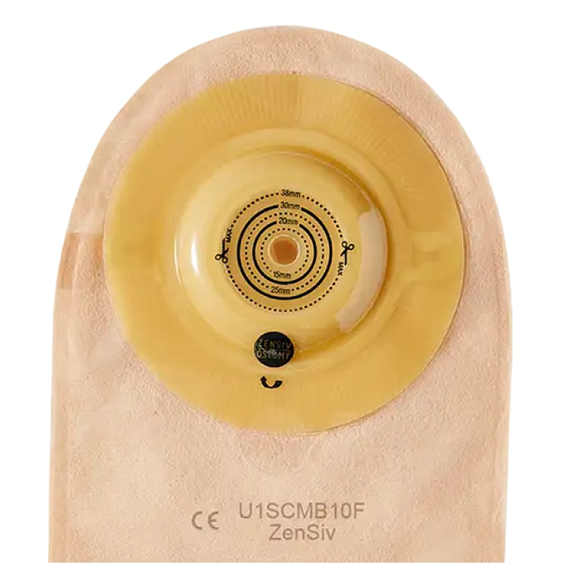 Punga de urostomie ZenSiv 15-60mm SOFT CONVEX, unitara, opaca, cu ...