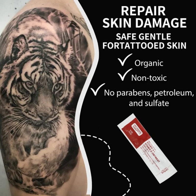 Gel de reparare a tatuajelor, Fougera, crema de ingrijire a pielii, 100 ...