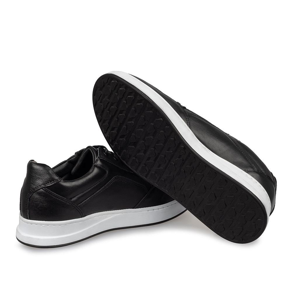 Mario Lavalle, Pantofi casual pentru barbati 096, Piele naturala, Negru ...