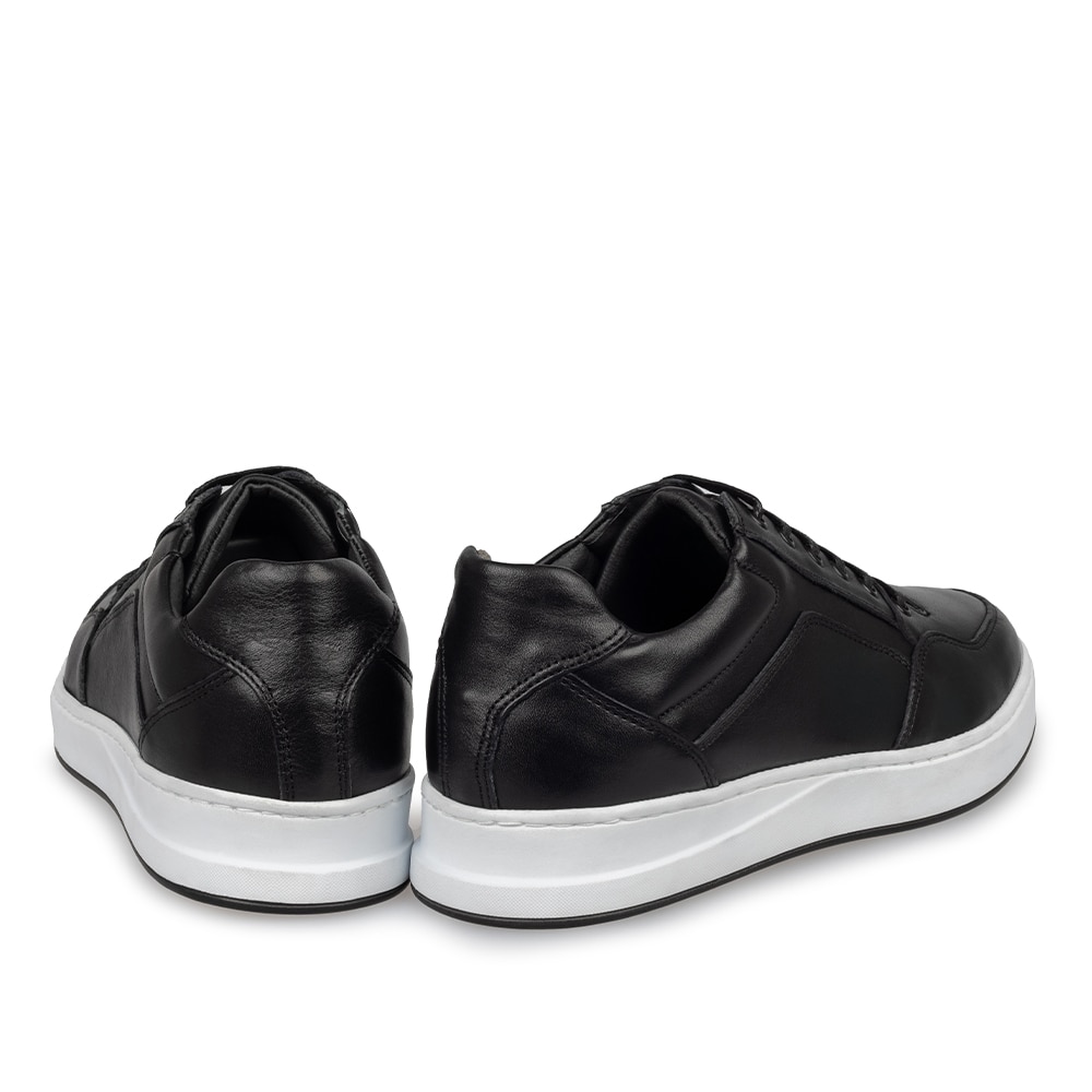 Mario Lavalle, Pantofi casual pentru barbati 096, Piele naturala, Negru ...