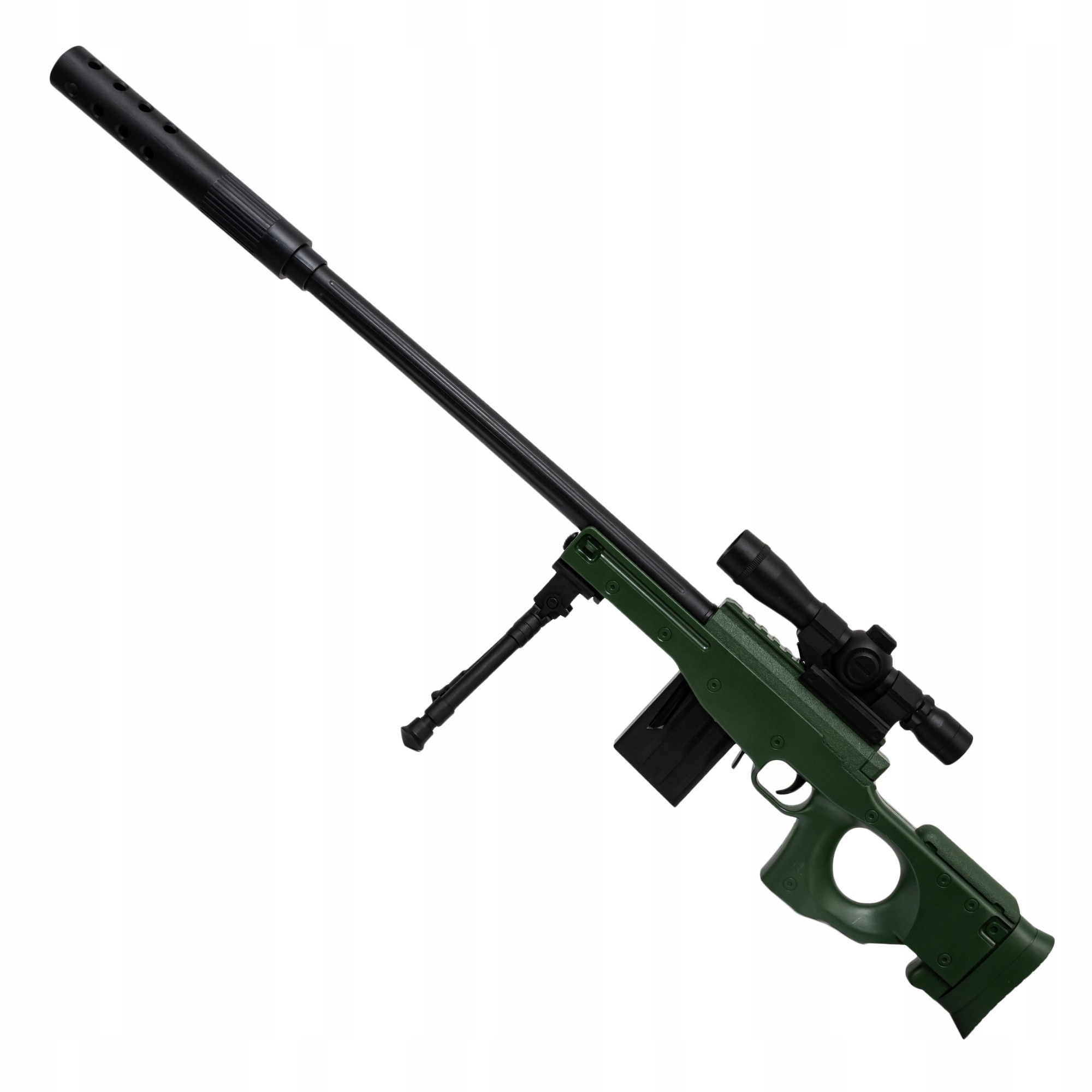 Pusca cu bile de gel, lunetist mare de 79 cm, set + 500 de bile - eMAG.ro