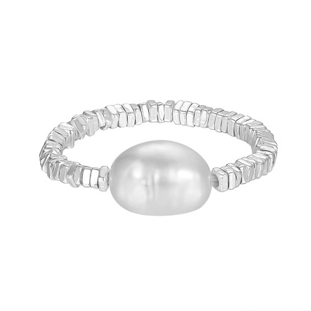 Inel din Argint Cu Perla Naturala de Cultura Bead Silver - eMAG.ro