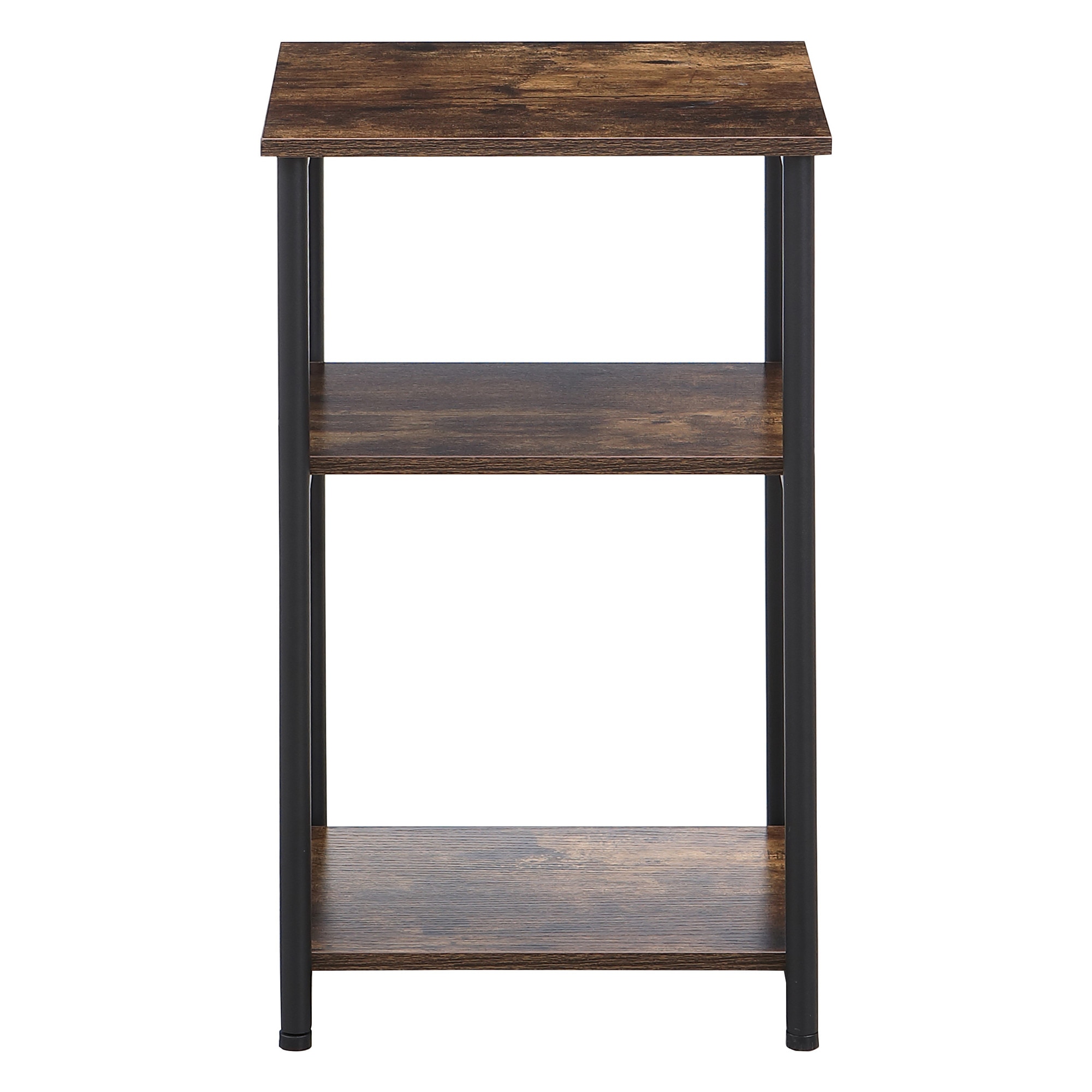 Noptiera cu Rafturi, Doctor Home Earth, 34 x 30 x 58 CM, Cadru Metal ...