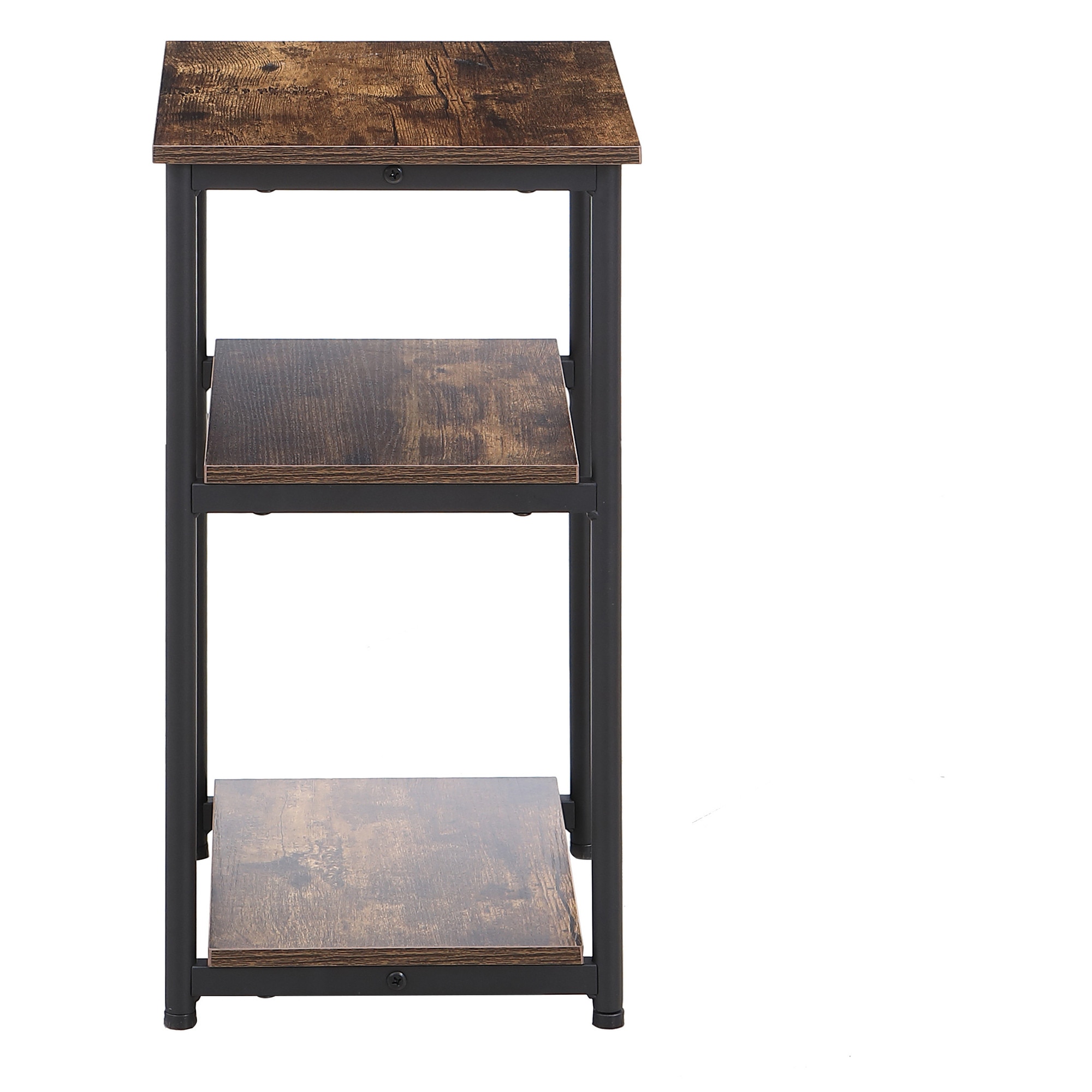 Noptiera cu Rafturi, Doctor Home Earth, 34 x 30 x 58 CM, Cadru Metal ...