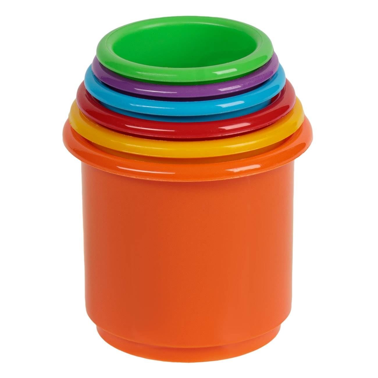 Set Pahare Stivuibile Multicolor, Desene Animale, 36 cm - eMAG.ro