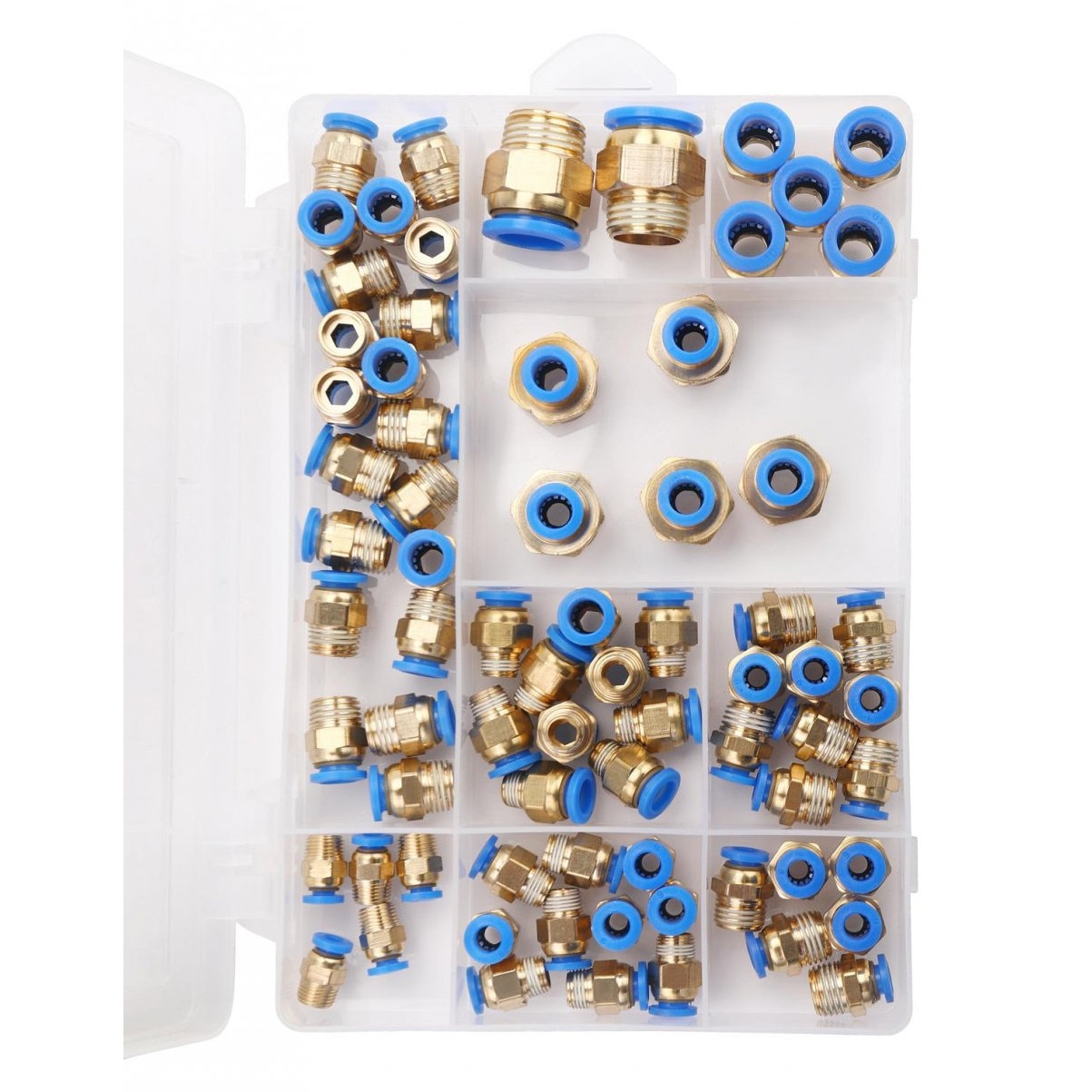 Cuple mufe rapide 4-16mm pneumatice set 72 piese (KD5853) - eMAG.ro