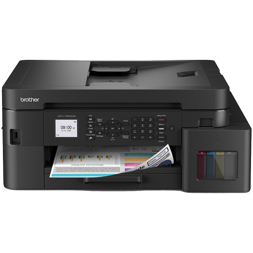 Multifunctional Inkjet Brother MFCT930DWYJ1 Ink Tank System - eMAG.ro