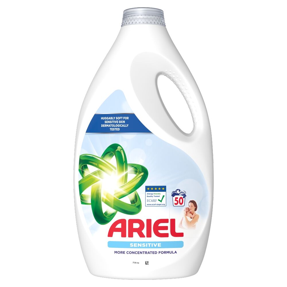 Ariel Sensitive Detergent lichid 2, 25L - 50 de spalari - eMAG.ro