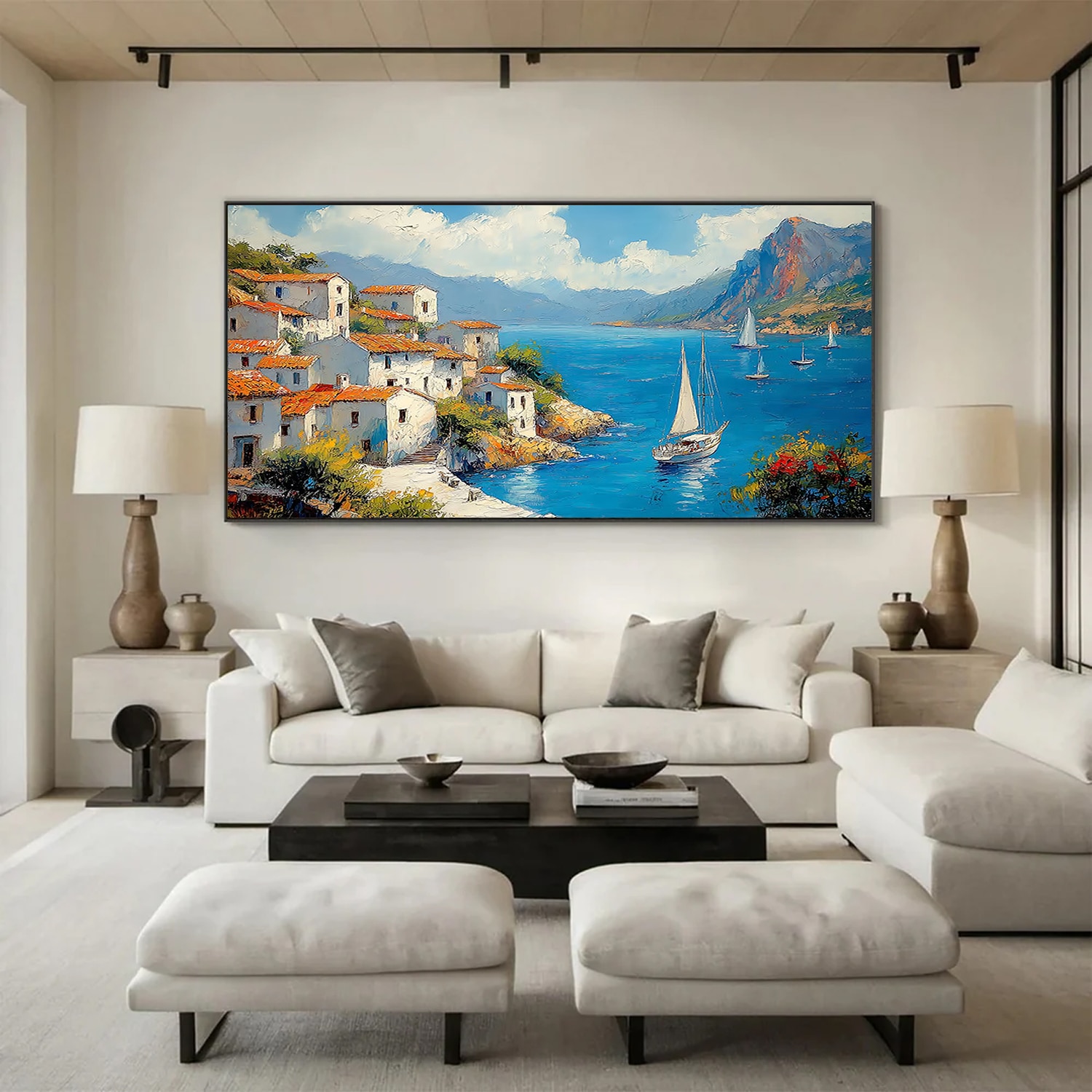 Tablou Peisaj - Evadare la Mare - 60 x 90 cm, Tablou Peisaj, Decor ...