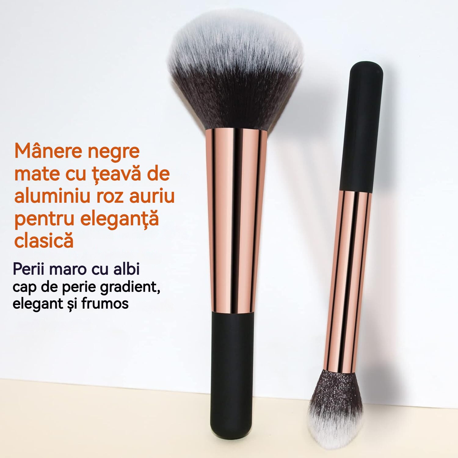 Set pensule machiaj Kengege®, pensula fond de ten, pensula iluminatoare ...