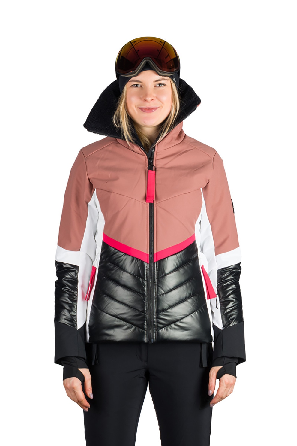 NORTHFINDER, Geaca cu fermoar si gluga pentru ski Jada - eMAG.ro