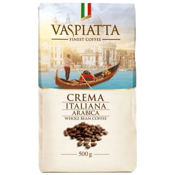 Cafea boabe Vaspiatta Crema Italiana 500g, amestec Arabica, prajire ...