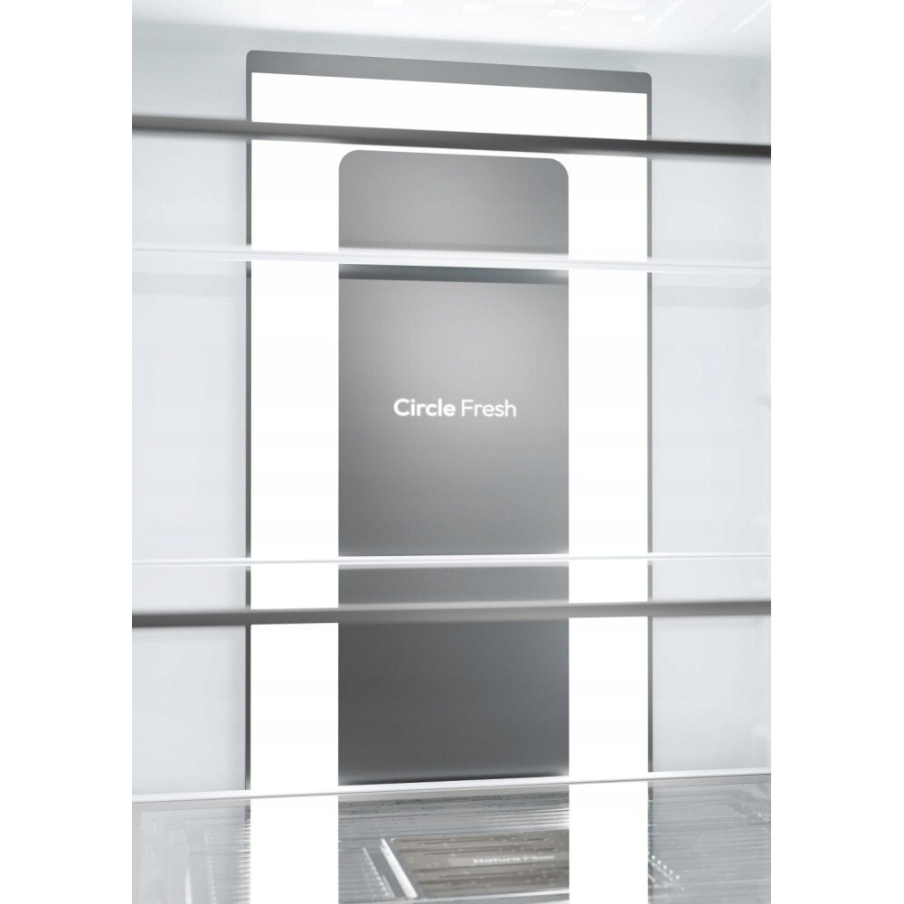 Frigider Candy CNCQ4T620CX, 205cm, inox, 289l frigider, 120l congelator ...