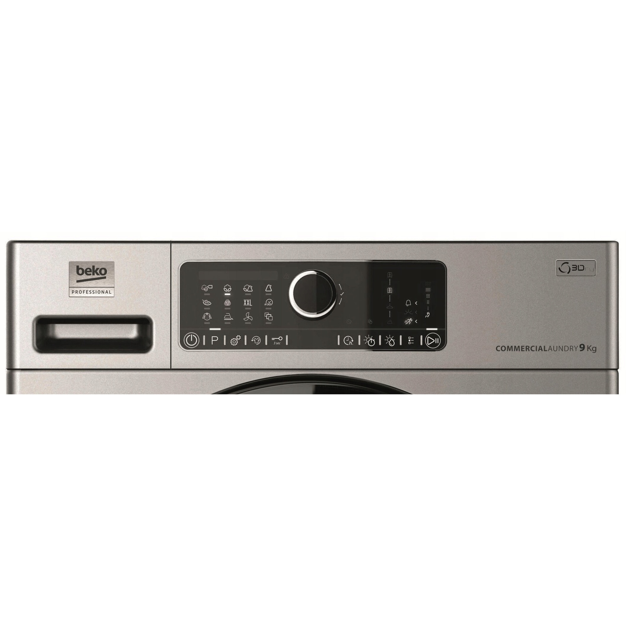 Uscator de rufe BEKO PROFESSIONAL AWZ 9HPS PRO BP, 9 kg, argintiu, 65 ...