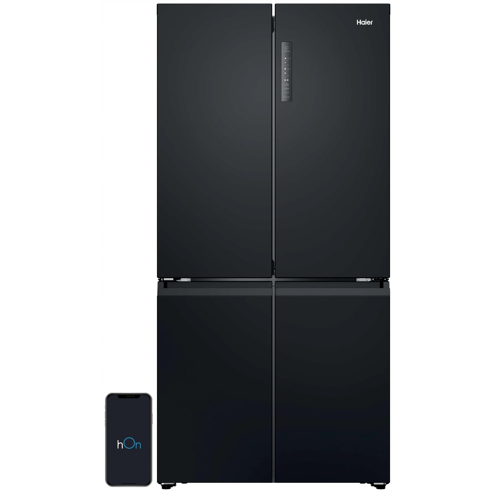 Frigider Side by Side Haier HCR39F19ENPT 190.5cm No Frost 651l Negru ...