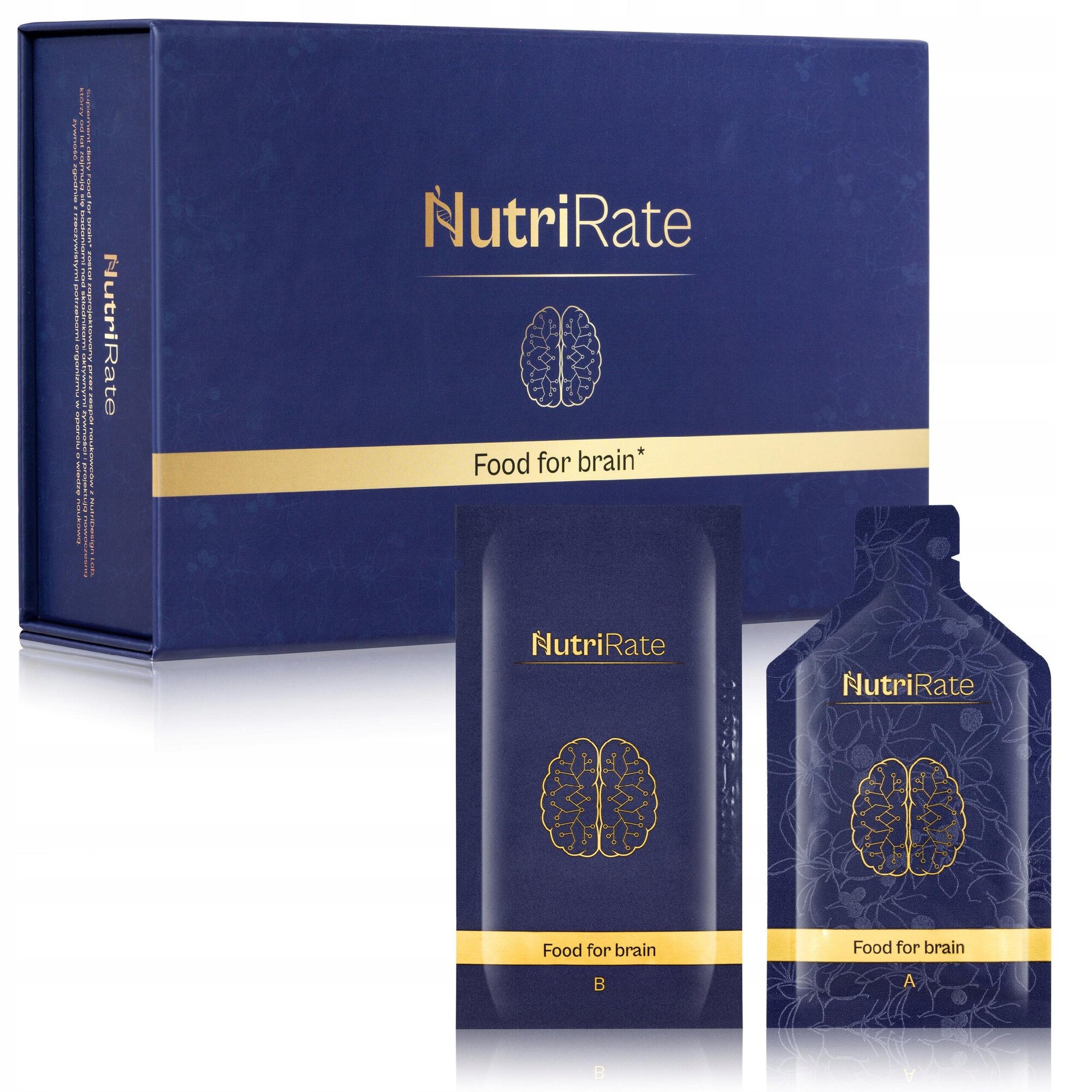 Supliment dietetic NUTRIRATE FoodforBrain, set 60 pliculete, gust ...
