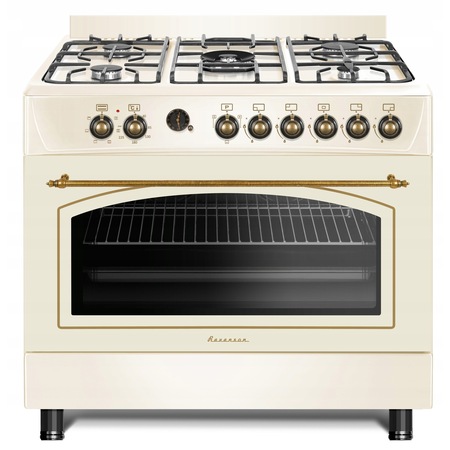 Aragaz gaz-electric RAVANSON, Crem, 90x64.7x89cm - eMAG.ro