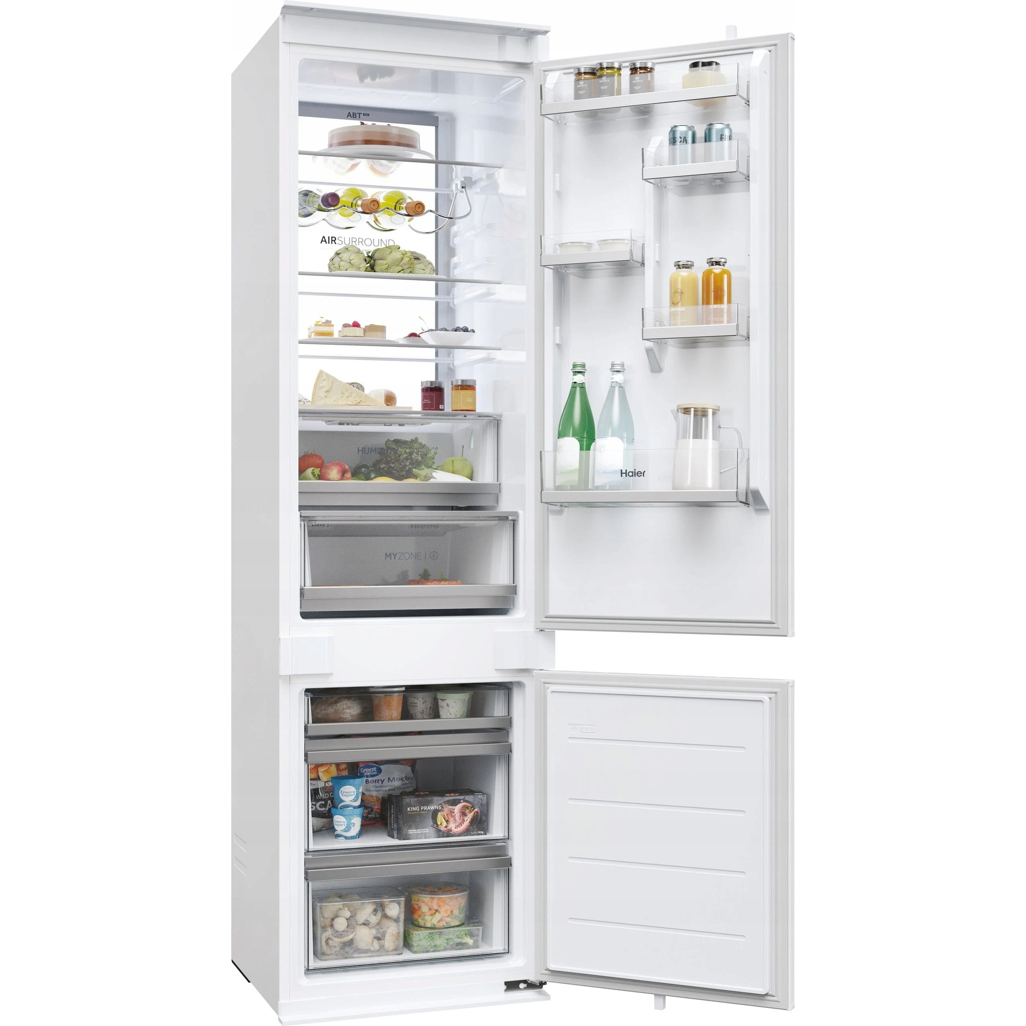 Hűtőszekrény HAIER HBW7519DT, 214l hűtő + 86l fagyasztó, No Frost ...