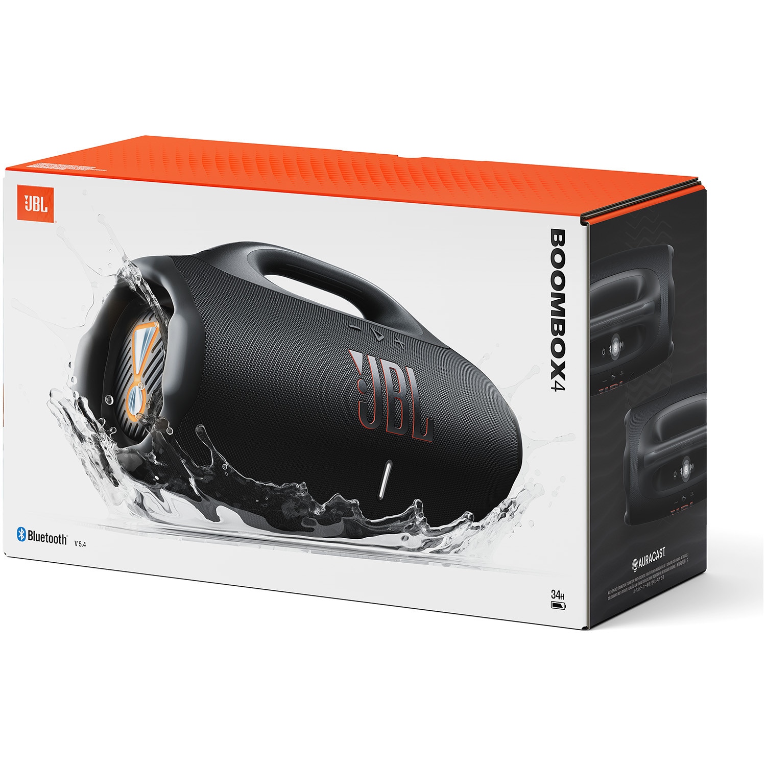 Boxa portabila JBL Boombox 4, 210W, Pro Sound, IP68, Auracast, Baterie ...