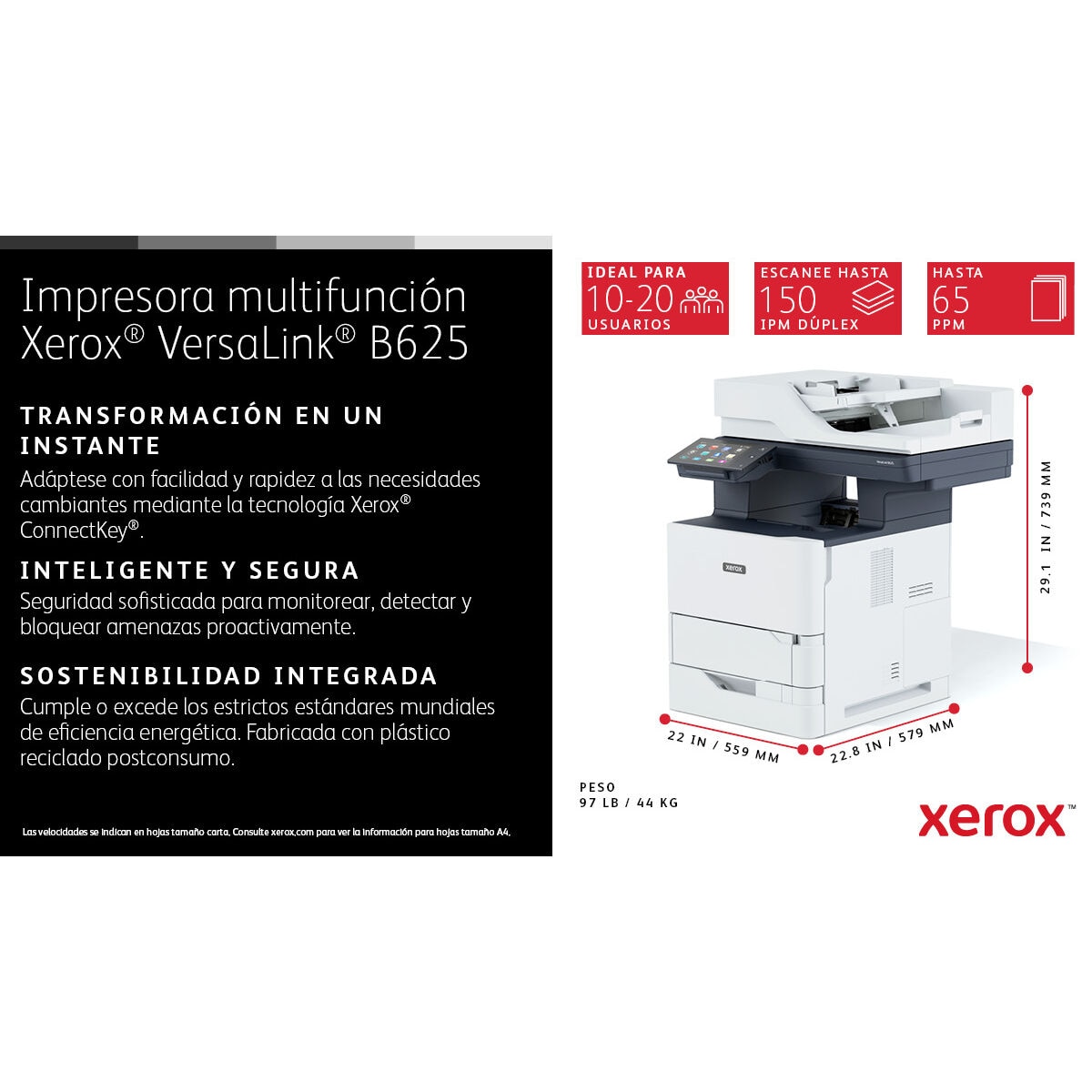 Imprimanta Multifunctionala Xerox B625V_DN - eMAG.ro