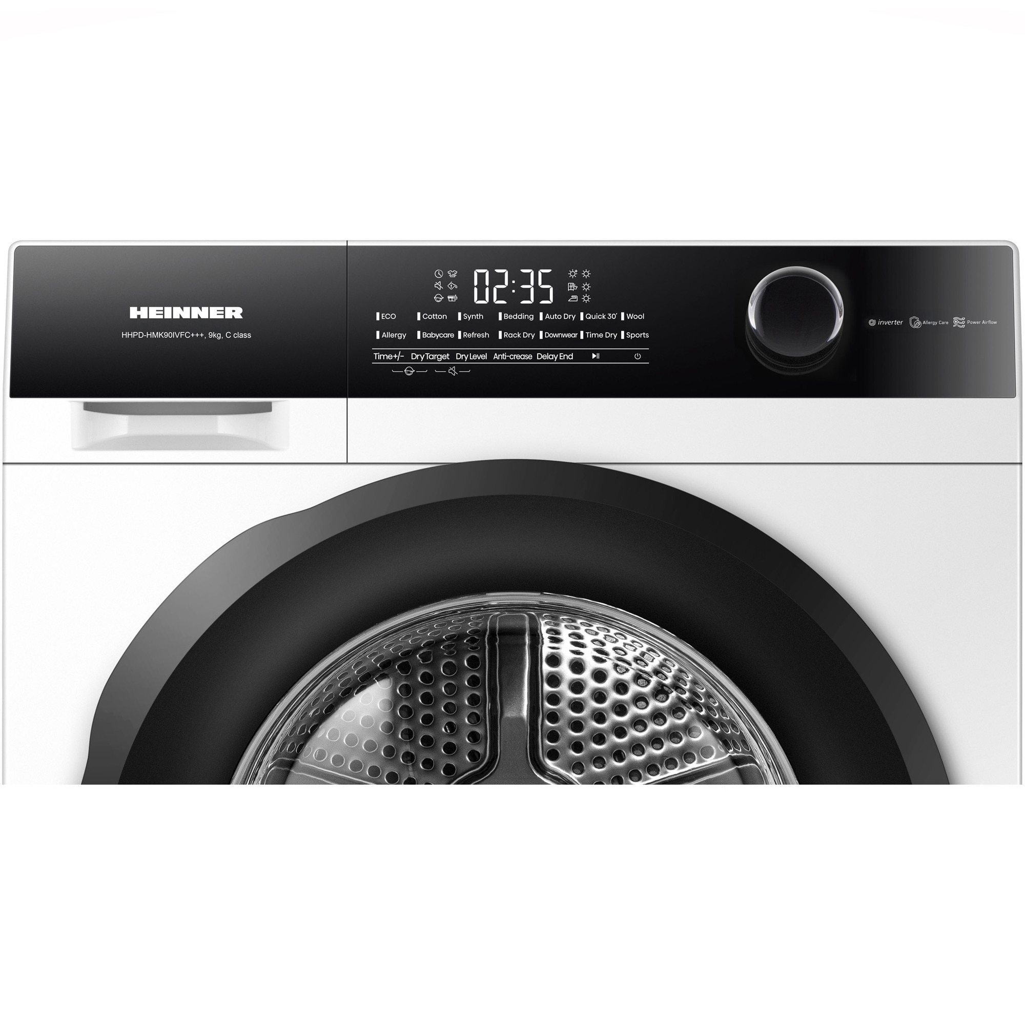 Uscator de rufe cu pompa de caldura HEINNER HHPD-HMK90IVFC ...