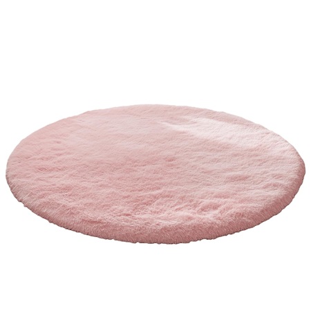 Covor rotund cu par lung, covor moale si pufos pentru dormitor, covoras ...