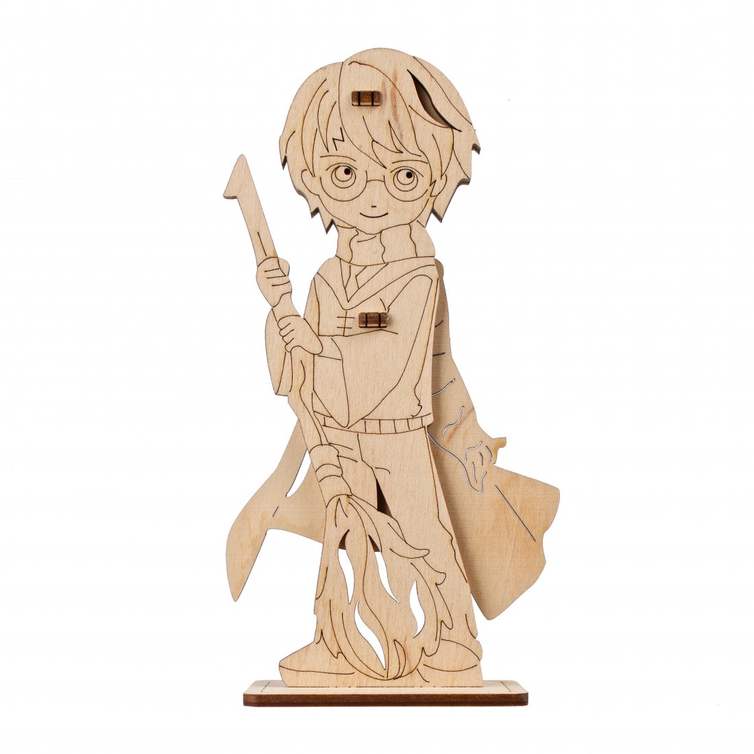 Set model de colorat Ugears Harry Potter, lemn, 7.6x14.7x3.8cm, 5 ...
