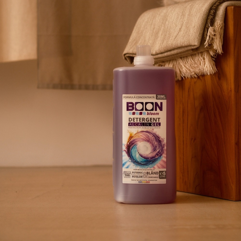 Detergent de rufe lichid BOON Bloom, 166 spalari, 5L - eMAG.ro