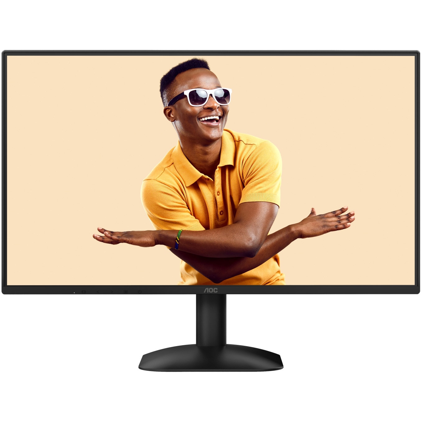 Monitor AOC 23.8" IPS FHD, 120Hz 4ms (1ms MPRT) FlickerFree VGA HDMI - eMAG.ro