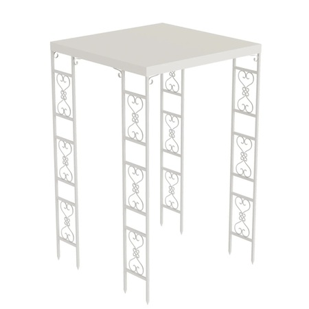Pergola de gradina, cadru metalic, copertina impermeabila, inaltime 270 ...