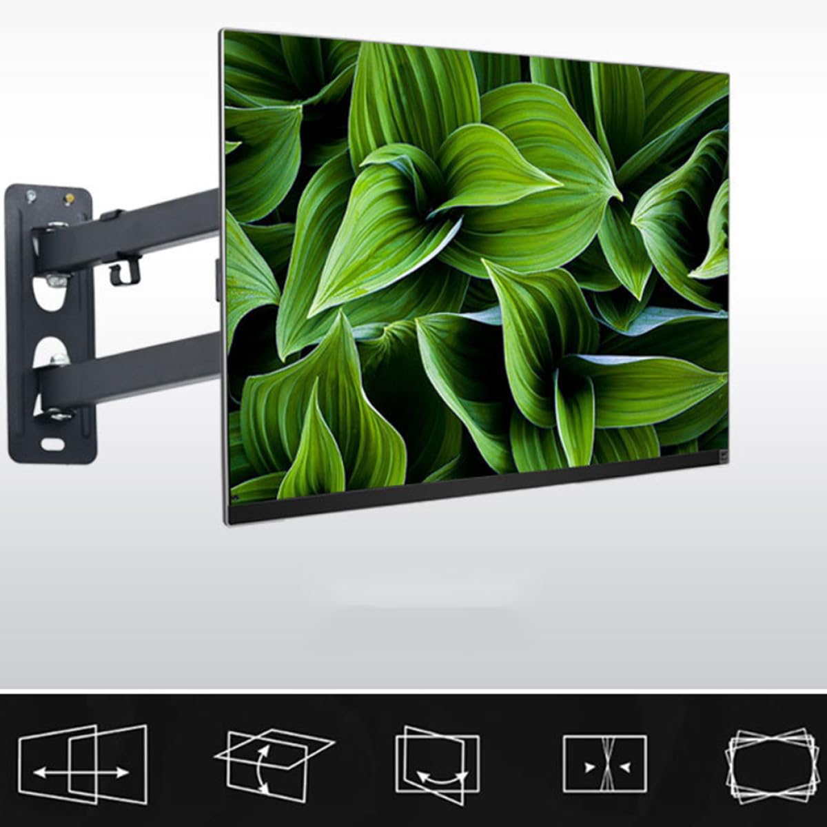 Suport TV de Perete,14-45 inch, ajustabil, capacitate 35kg, negru - eMAG.ro