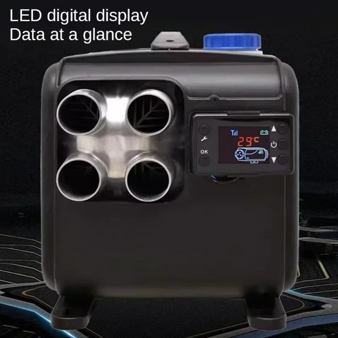Incalzitor auto diesel, 8000W, 12V/24V/220V, albastru, instalare usoara ...