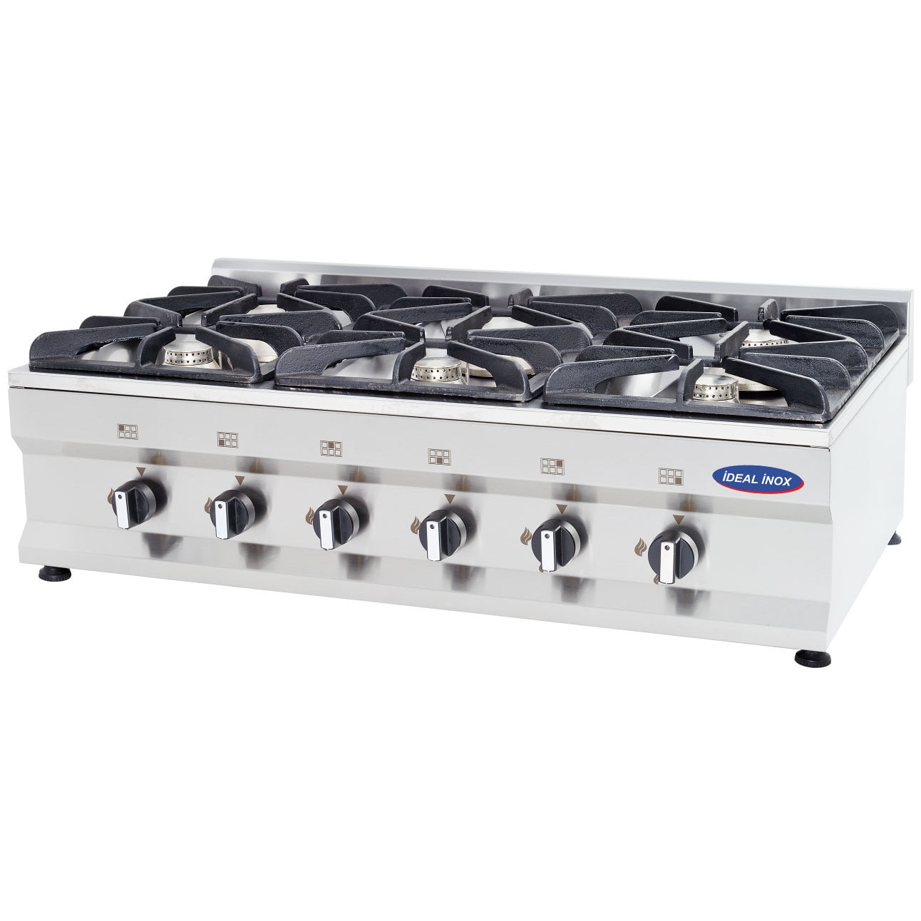 Aragaz pe butelie cu 6 ochiuri 900x500x250 Ideal Inox Linia 500 - eMAG.ro