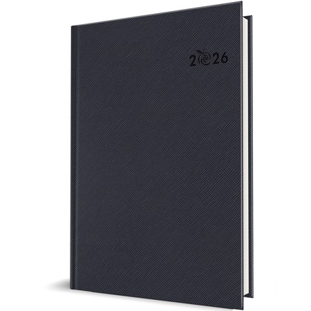 Agenda datata Herlitz, RO A5, 352 pagini, coperta din panza naturala ...