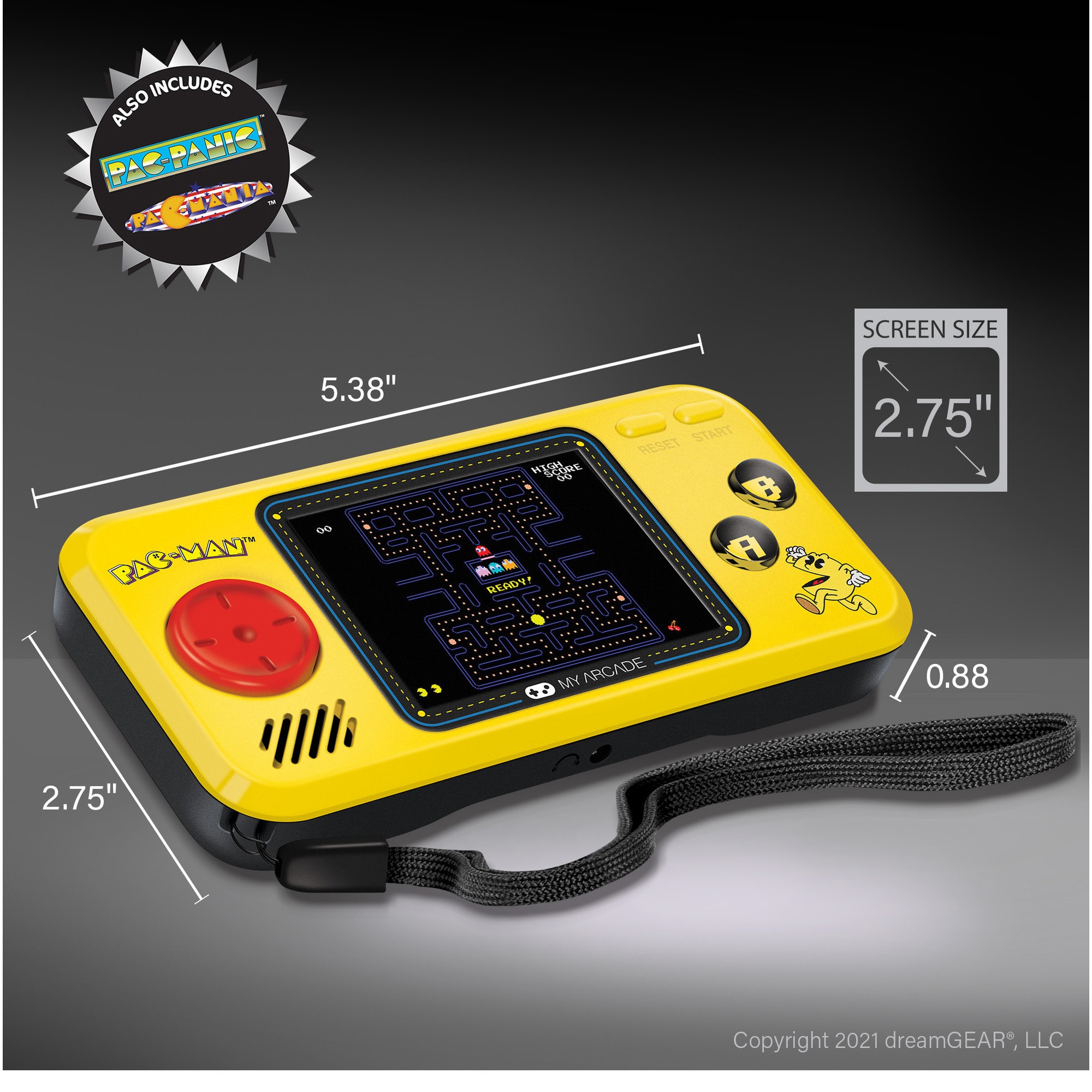 Consola portabila My Arcade Pocket Player PacMan Portable Gaming System ...