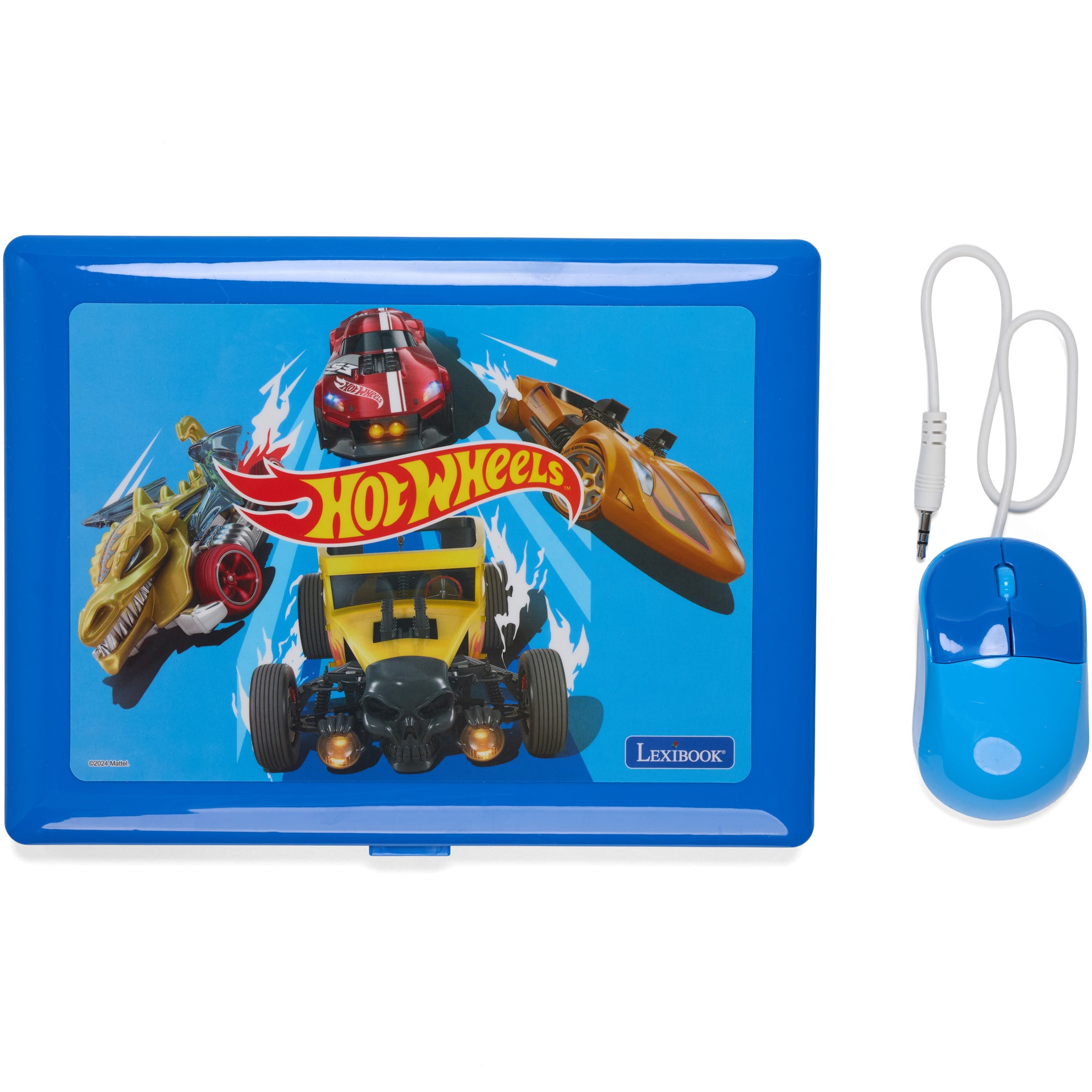 Oktató laptop Lexibook - Hot Wheels, kétnyelvű angol/román, 124 ...
