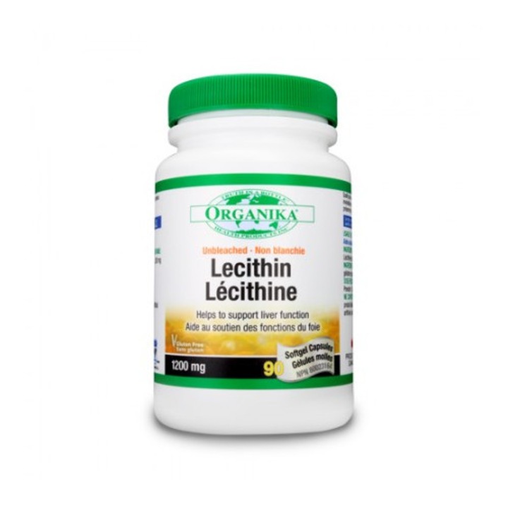 Lecitina pura 1200 mg 90 capsule ORGANIKA - eMAG.ro