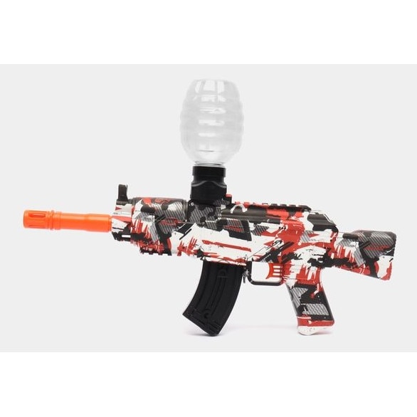 AK-47 elektromos játék géppuska, terepmintás design, vízzel bővíthető ...