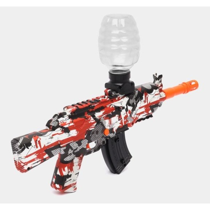AK-47 elektromos játék géppuska, terepmintás design, vízzel bővíthető ...