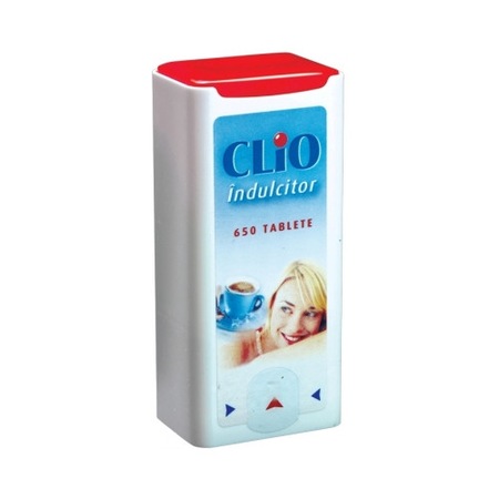 Indulcitor dietetic Clio, 650 tablete, alb/rosu - eMAG.ro