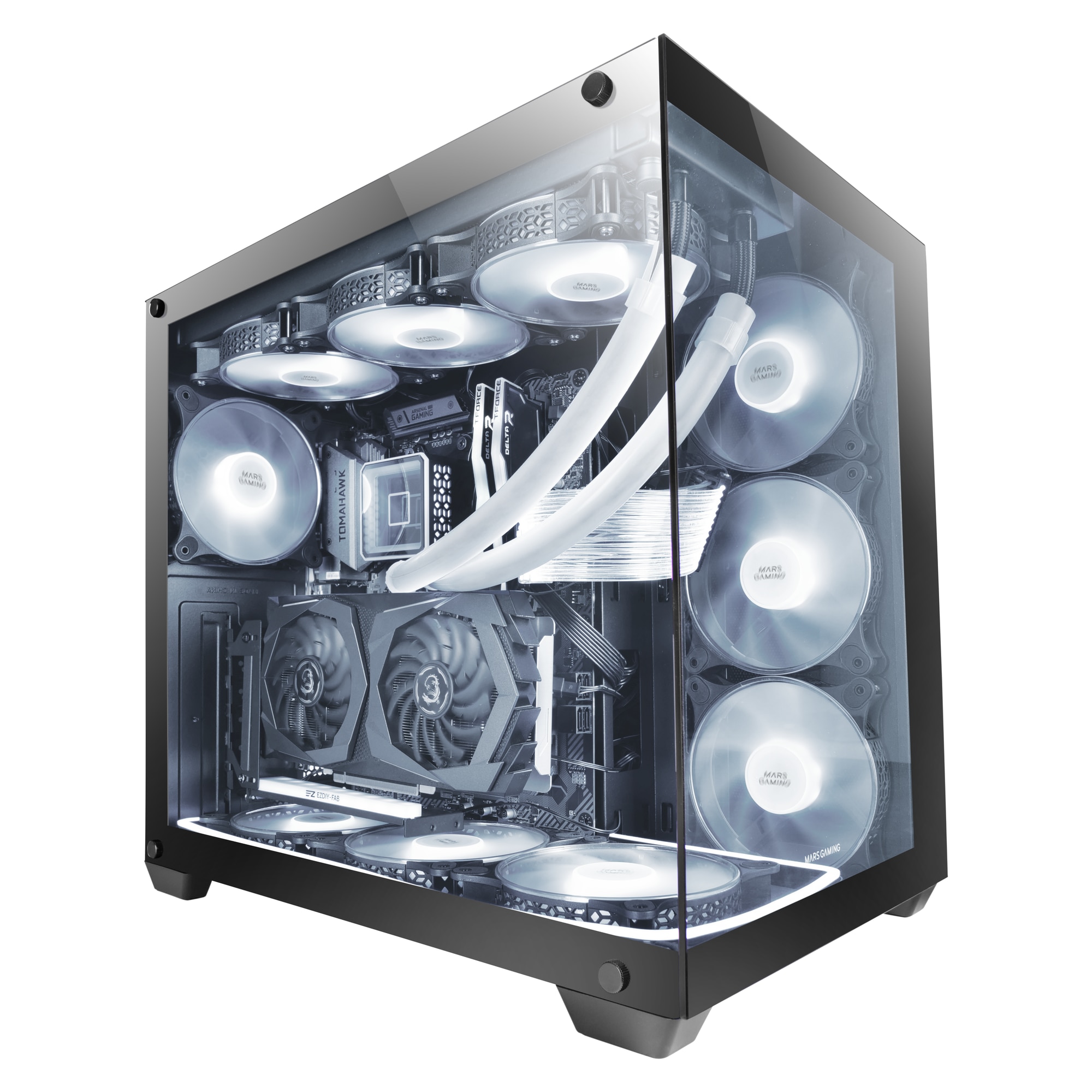 Sistem Desktop PC Gaming GRT RGB FAN cu procesor AMD Ryzen 5 9600X pana ...