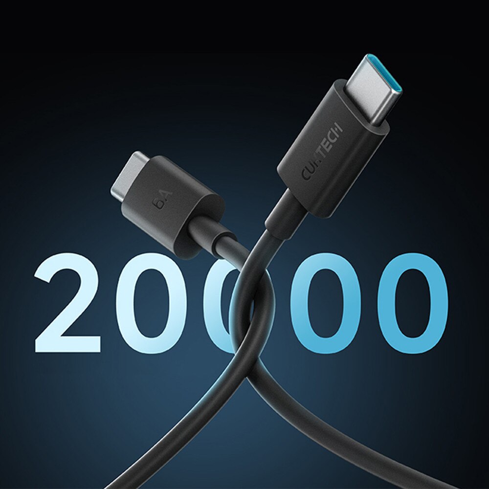 Cablu pentru incarcare si transfer de date Cuktechl, 2x USB Type-C ...