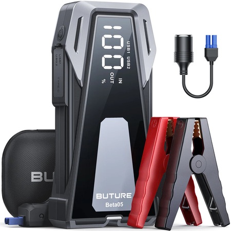 Starter auto multifunctional BUTURE Bate05, acumulator extern, lanterna ...