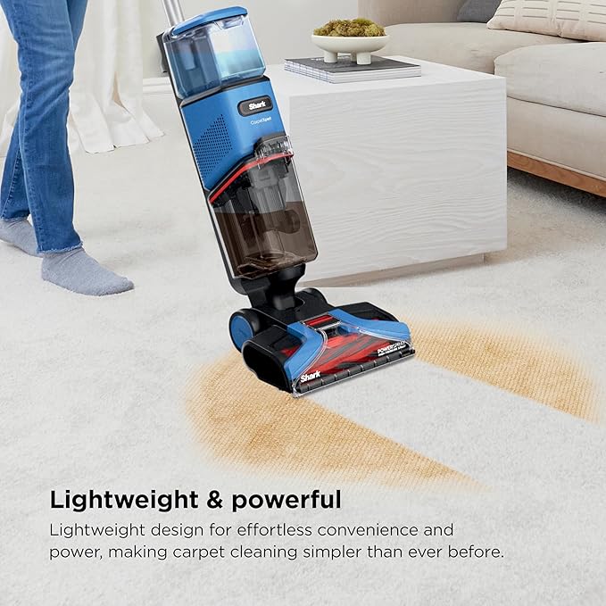 Aspirator vertical Shark CarpetXpert, albastru - eMAG.ro