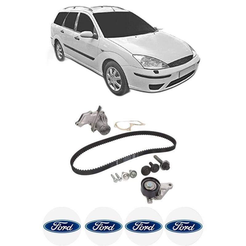 Set Kit de distributie curea intinzator pompa de apa FORD FOCUS I ...